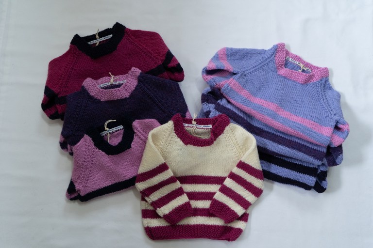 Striped Jumper – Cornish Theme – Anna's Winter Woolies